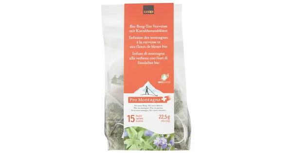 Pro Montagna Bio Tee Verveine & Kornblume 15 Beutel - Coop - ab 28.03. ...