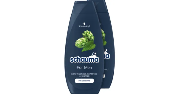 Schwarzkopf Schauma Shampoo for Men 2 x 400 ml - 50% Rabatt - OTTO'S ...