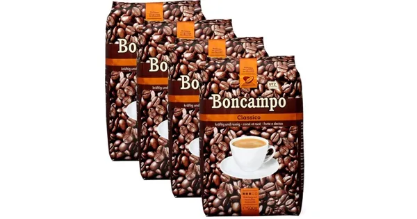 Boncampo Kaffee Bohnen oder gemahlen im 4er-Pack, UTZ - 33% Rabatt ...