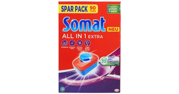 Somat All-in-1 Extra 90 Tabs - 52% Rabatt - Coop - ab 22.08.2023 ...