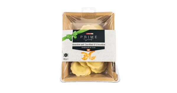 SPAR Prime Select Rosette Zucchini & Garnelen / Girasoli Käse & Nüsse ...