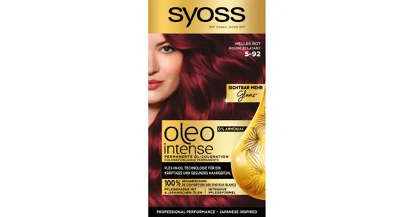 Syoss Oleo Intense Permanente Öl-Coloration Helles Rot 5-92 - OTTO'S ...