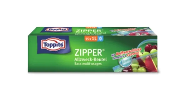 Toppits Zipper Allzweckbeutel - 30% Rabatt - SPAR - ab 29.12.2015 ...