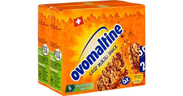 Wander Ovomaltine Riegel Crisp Müesli Snack - Denner - ab 03.10.2023 ...
