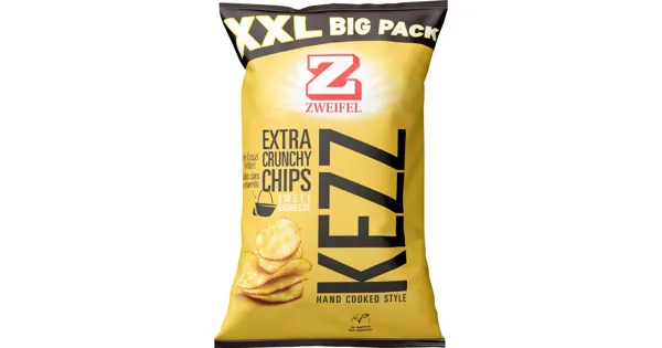 Zweifel KEZZ Extra Crunchy Chips Big Pack - 25% Rabatt - Denner - ab 30 ...