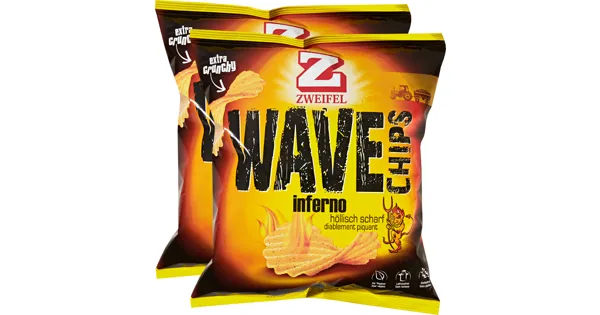 Zweifel Wave Chips Inferno - 20% Rabatt - Denner - ab 16.02.2021 ...